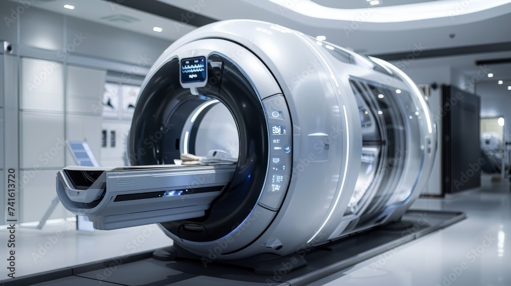 Modern MRI Machine in a Clinical Setting, A state-of-the-art MRI ...