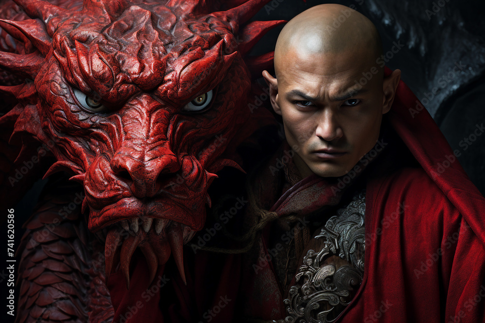 Generative AI image of skilled maser martial arts skills kung fu attack ...