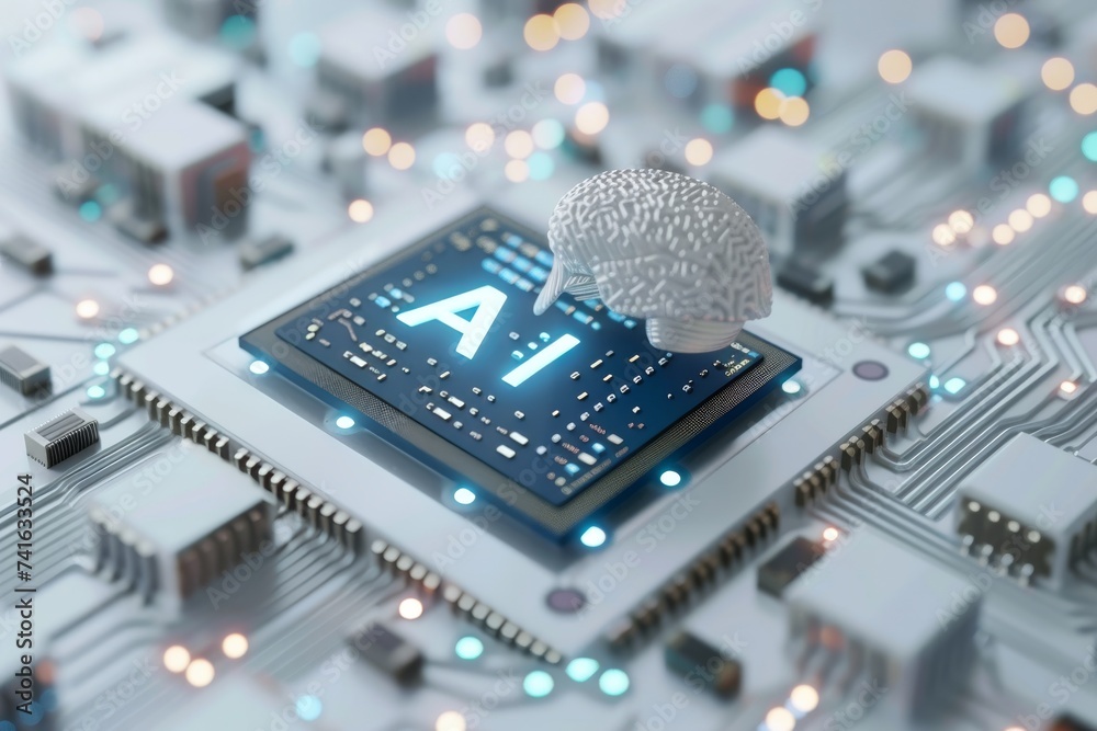 AI Brain Chip server deployment. Artificial Intelligence ...