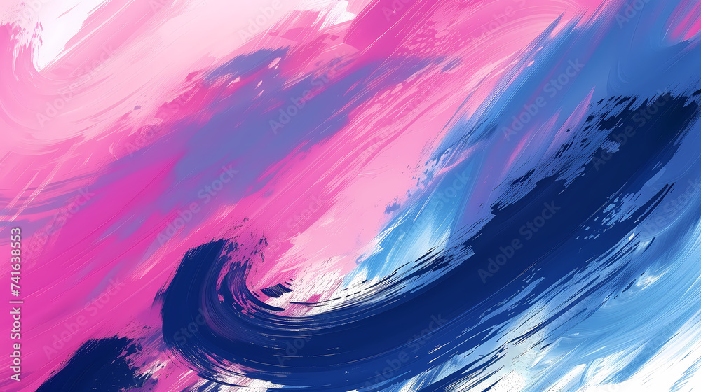 Artistic brush strokes in feminine colors for Women's Day website ...