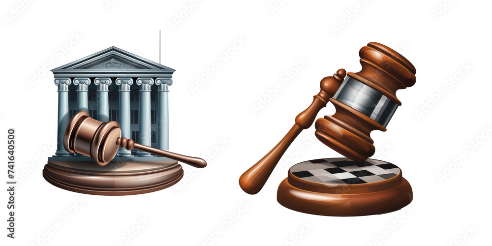 Accused Law Legal Gavel Concept 3D, Isolated Transparent Background ...