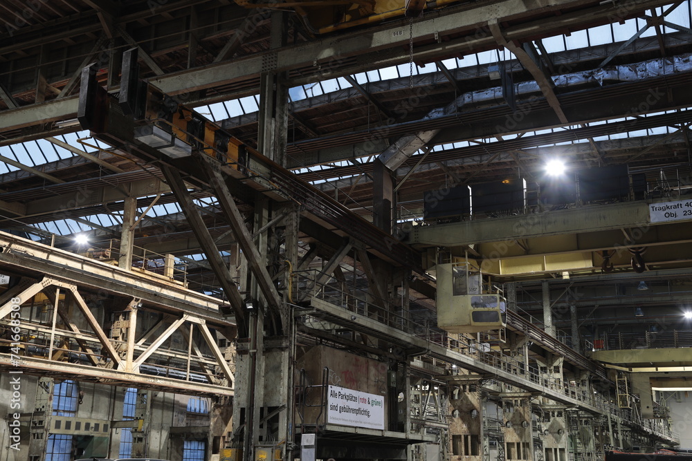 industriehalle sulzer areal winterthur schweiz Stock Photo | Adobe Stock