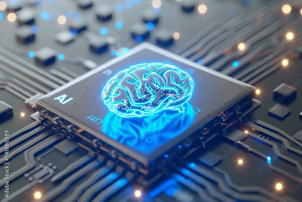 AI Brain Chip brain tumor biomarkers. Artificial Intelligence ai ... AI Brain Chip brain tumor biomarkers. Artificial Intelligence ai ...