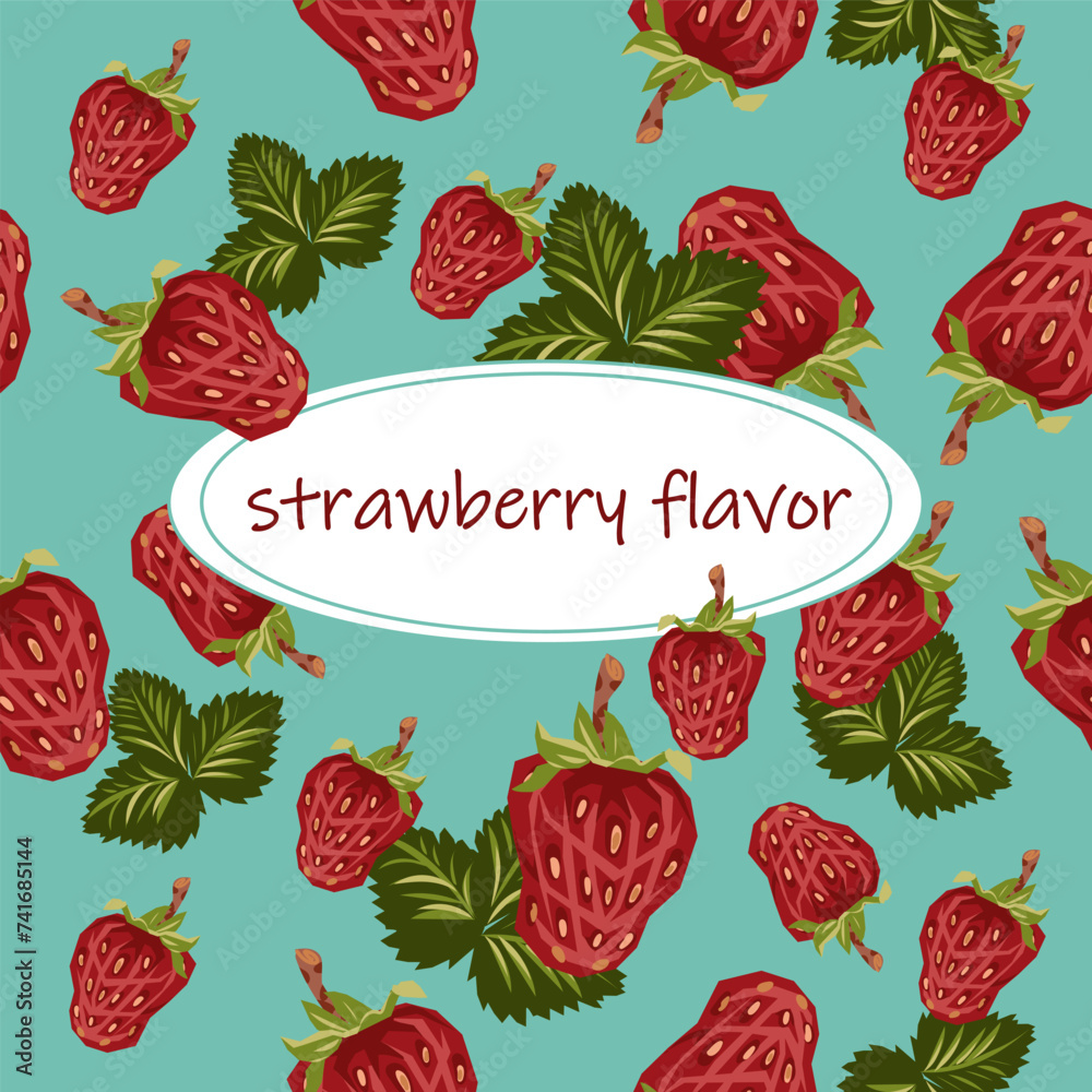 Strawberry seamless repeatable pattern and decorative texture design ...