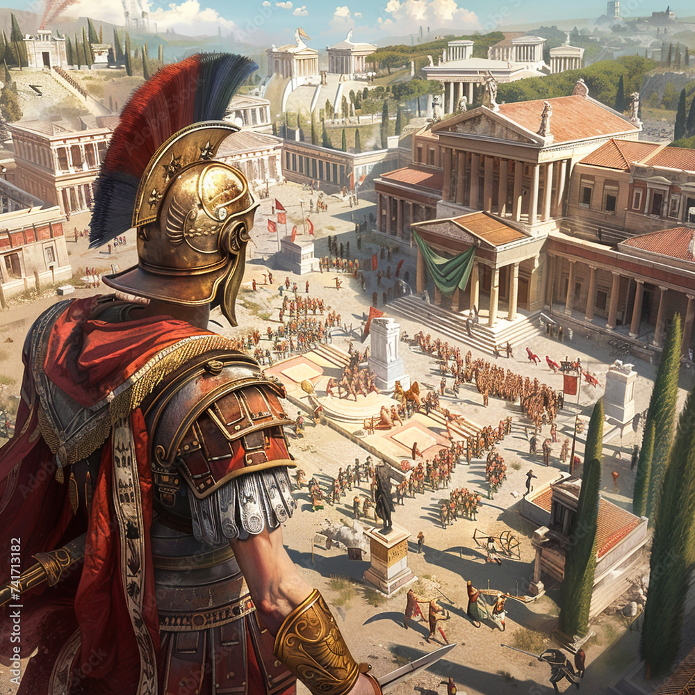 Explore the ancient Roman Empire in an arcade setting battling ...