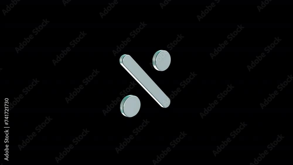 Customizable 3D Percent Graphics: High-Resolution Animations| Discover ...