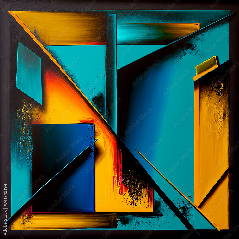 Illustrated with vibrant colors and captured in a contemporary art ...