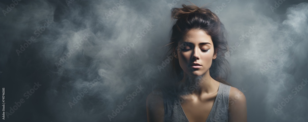 Woman experiencing symptoms of stress burnout and exhaustion: a health ...