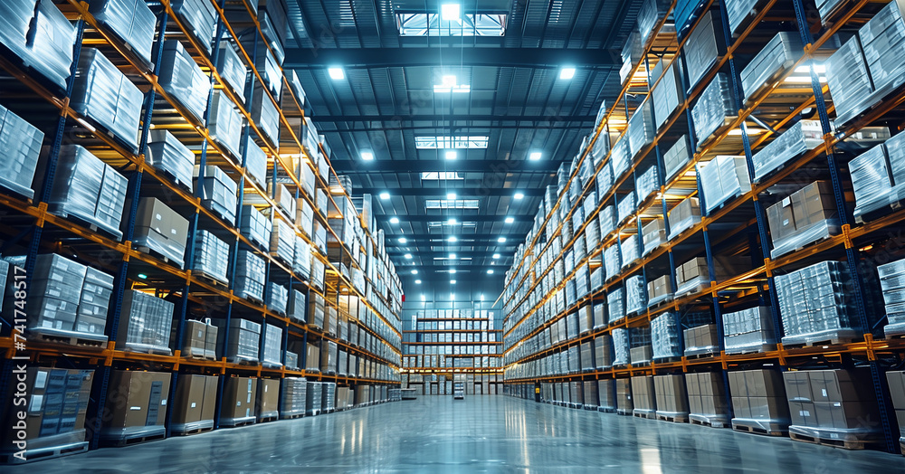 Huge fulfillment center of giant fulfillment center of e-commerce ...