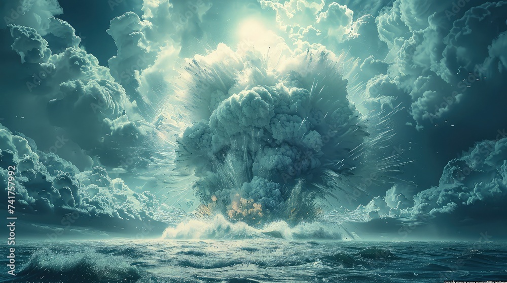 Cataclysmic Tempest: The Harrowing Fury Unleashed by an Atomic Bomb ...