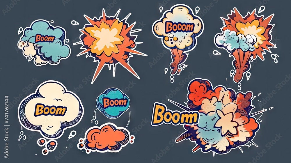 Intense Comic Book Background with Striking Flames and Smoke Effects ...