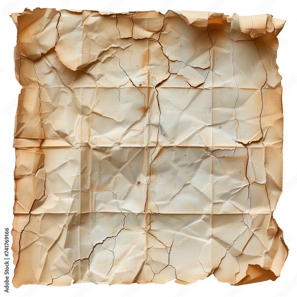 Papel viejo o colección de pergaminos aislados en transparente.Hojas de ...