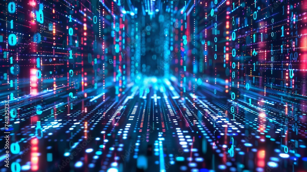 digital news studio background, featuring modern graphical elements ...