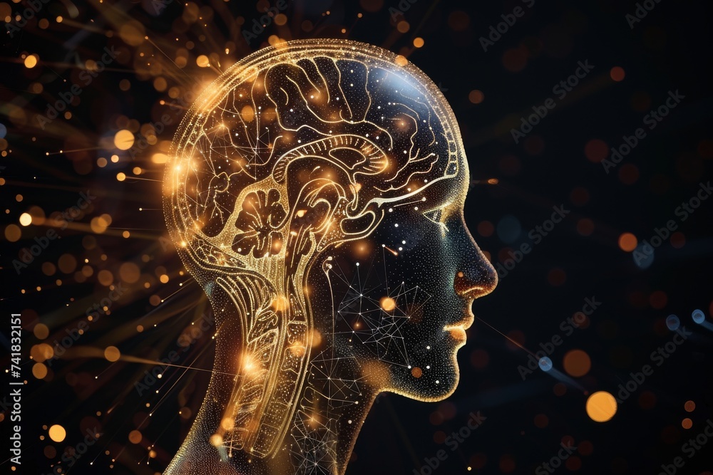 AI Brain Chip multimodal processing. Artificial Intelligence data ...