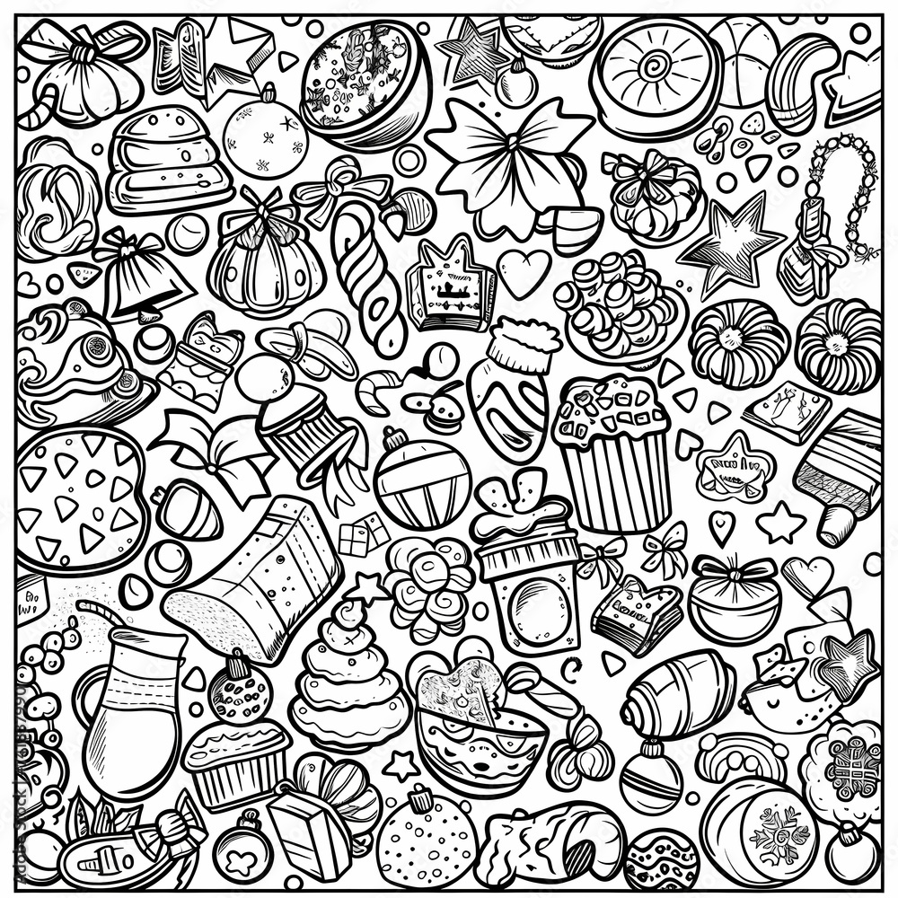 coloring page for kids Stock Illustration | Adobe Stock