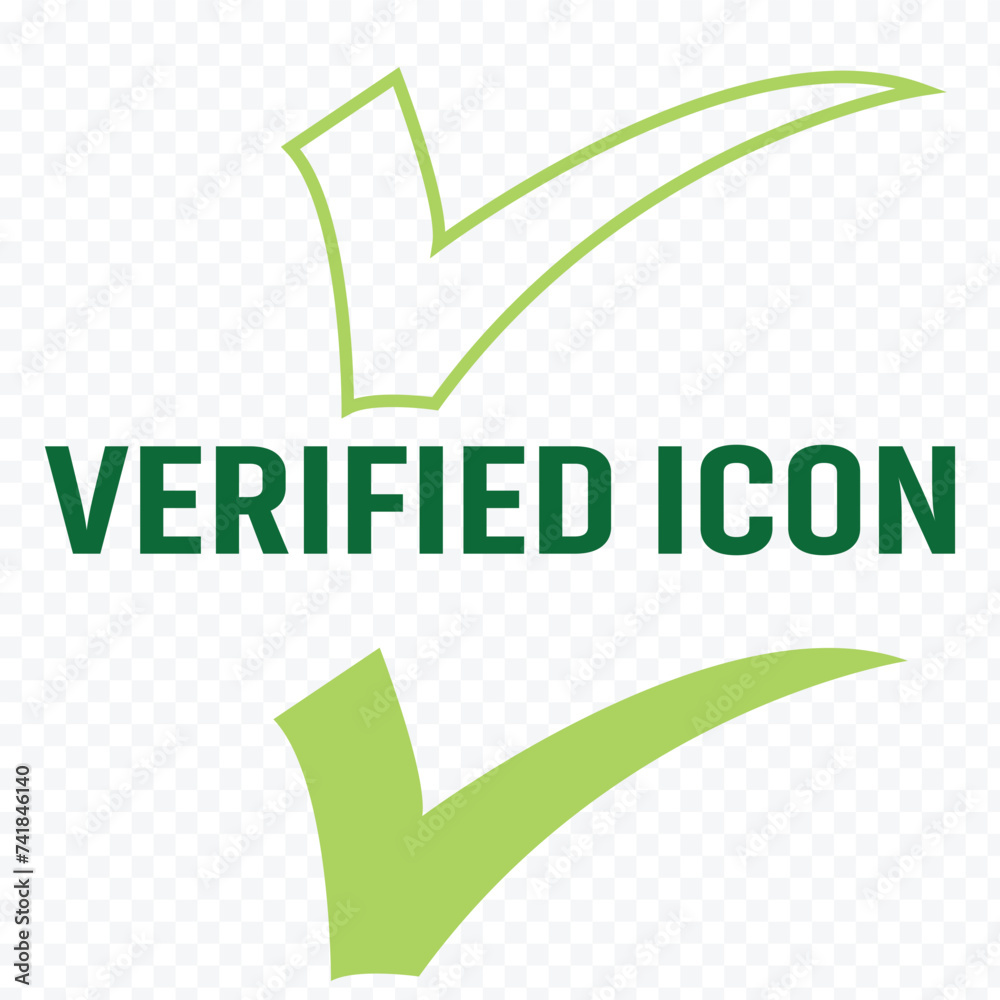 flat green Tick mark approved . Check mark icon symbols . symbol for ...