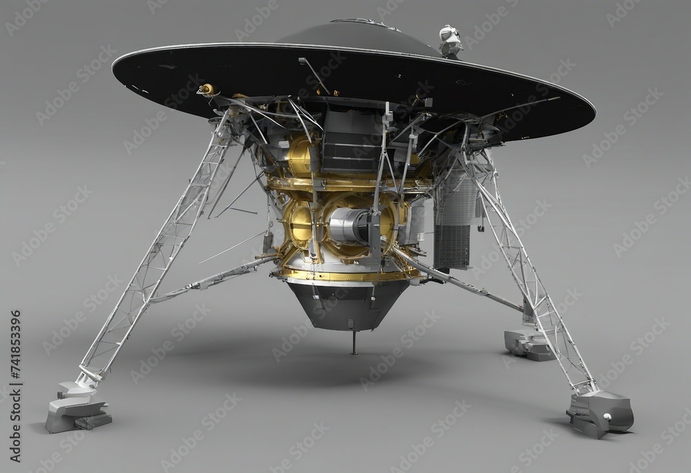 3D model of the Cassini space probe Stock Photo | Adobe Stock
