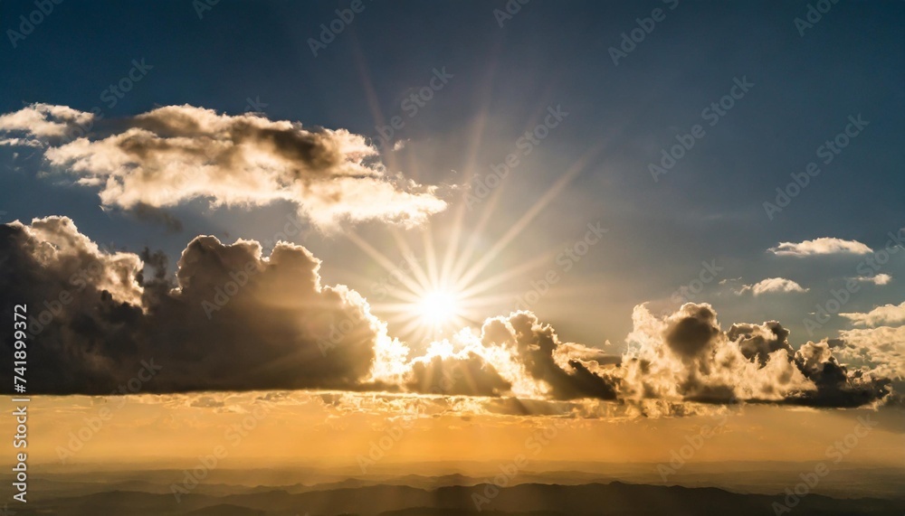 sky cloud sun light overlays digital background natural sky skies sun ...
