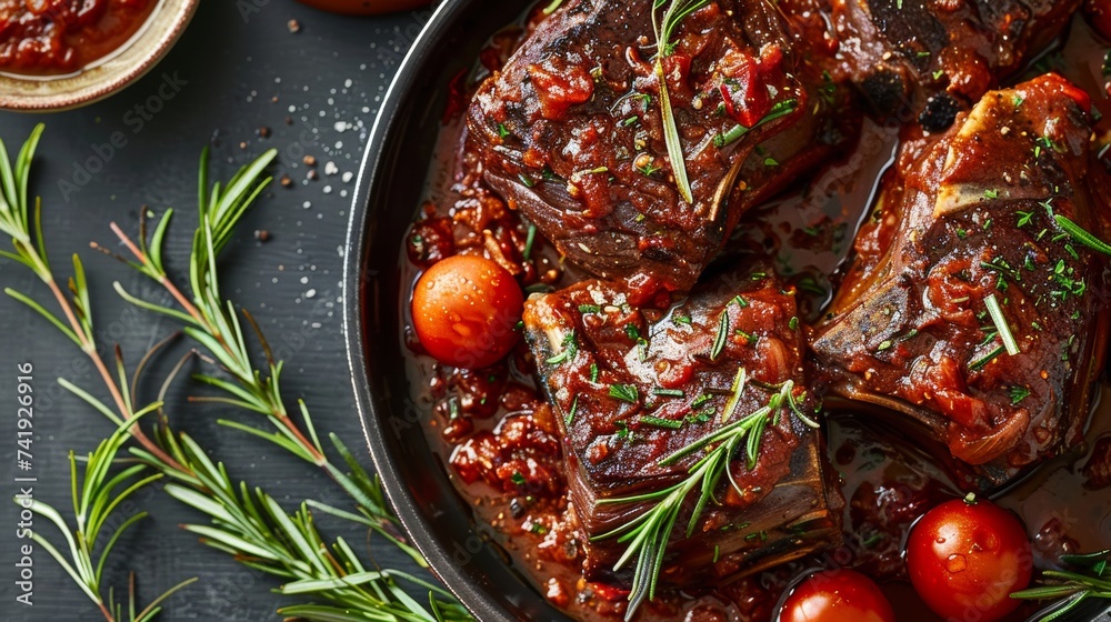 Passover lamb shank bone close up focusing on shape and texture for ...