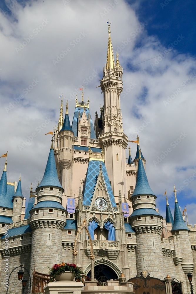 Walt Disney World Resort. Built in 1971, Magic Kingdoms Cinderella ...