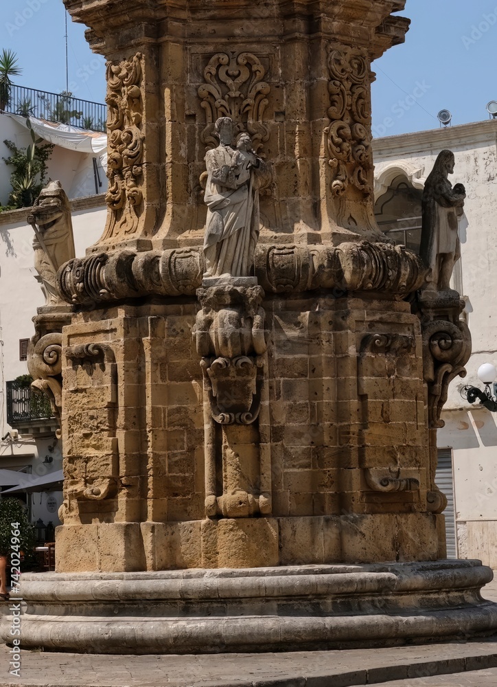 Some architectural details of the beautiful Spire of the Immaculate ...