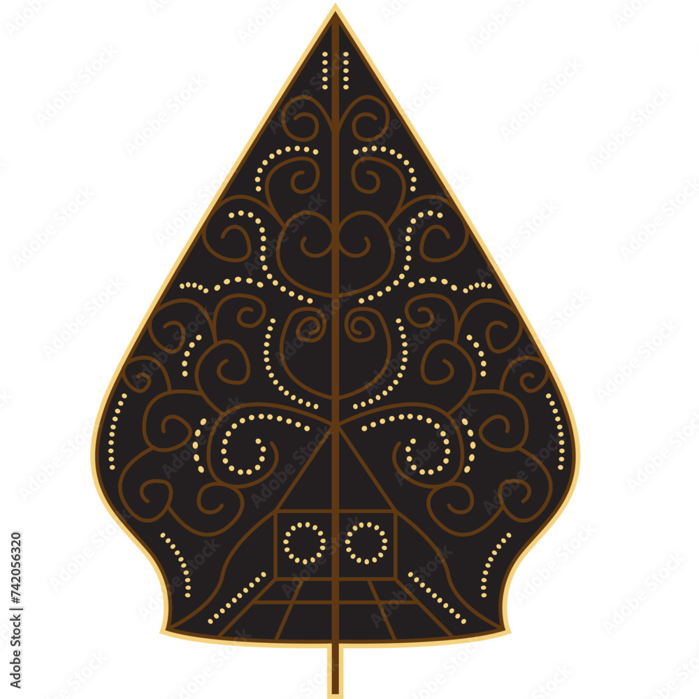 Wayang gunungan punakawan Stock Vector | Adobe Stock