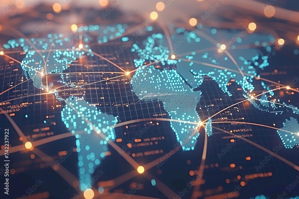 Network background images concept world internet 5G network ...