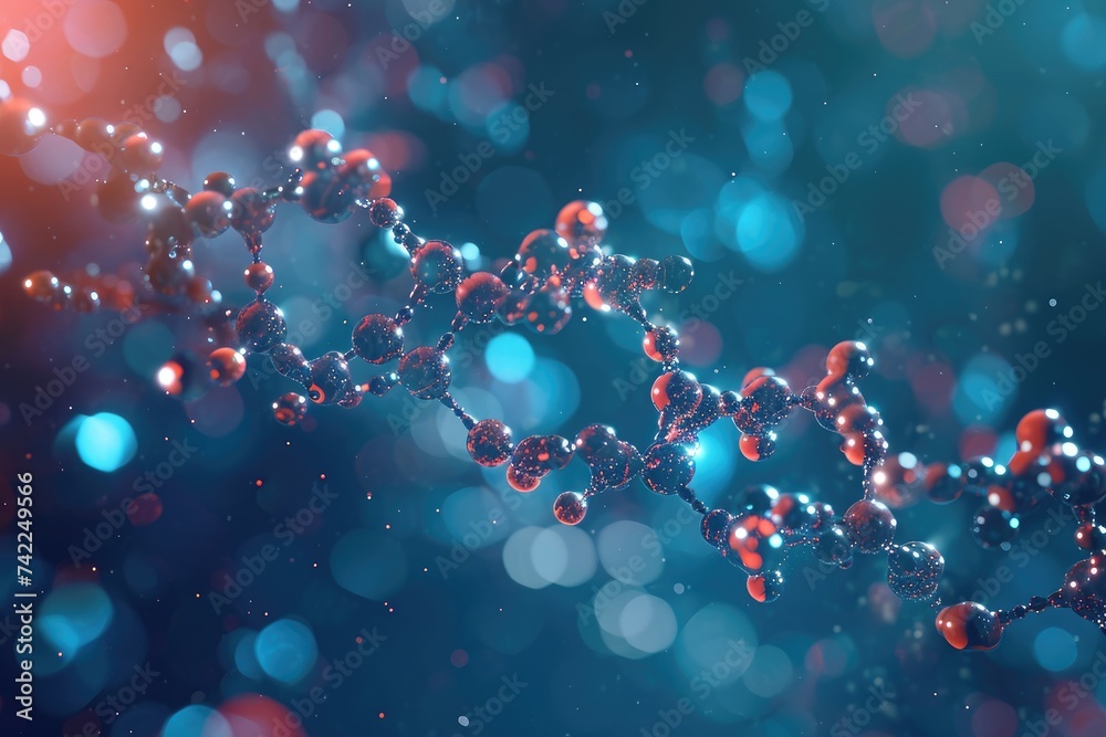 This close-up photo displays the intricate details of a single strand ...