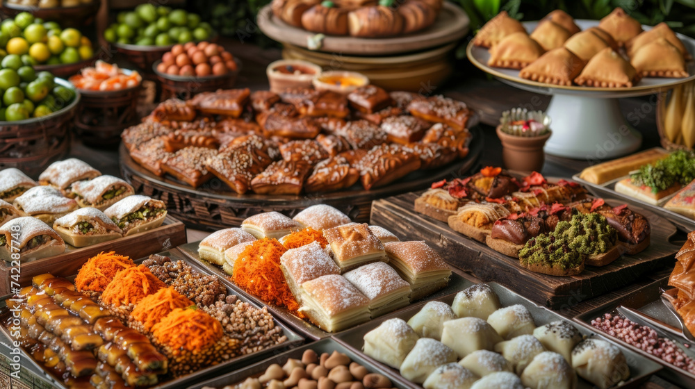 Sweets and treats such as baklava and gulab jamun also fly off the ...