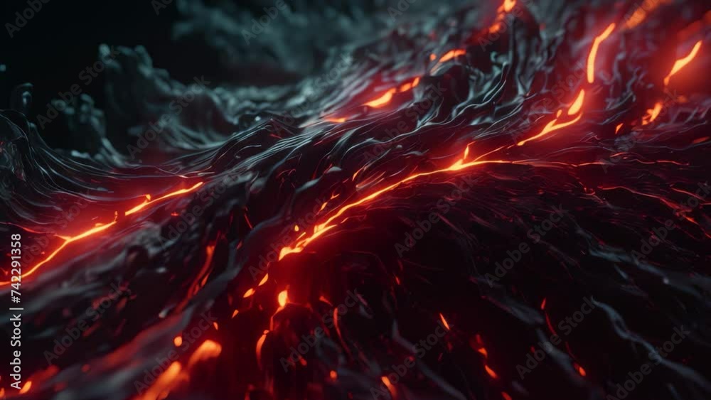 Background animation video of dynamic and intricate pattern of flowing ...