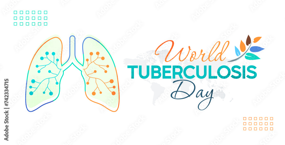 March 24. world tuberculosis day. Celebration of lung health day from ...