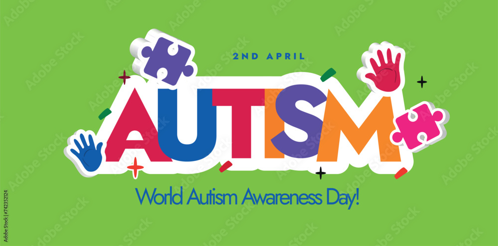 World Autism Day. 2nd April World Autism day celebration cover banner ...