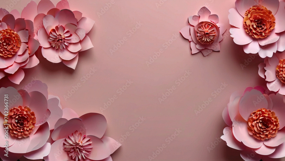 Pink flower background HD 8K wallpaper Stock Photographic Image Stock ...