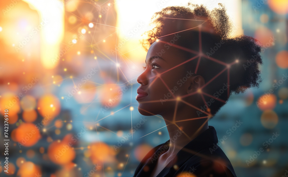 Cyber Sentry: African American IT Specialist in AI Security Stock ...