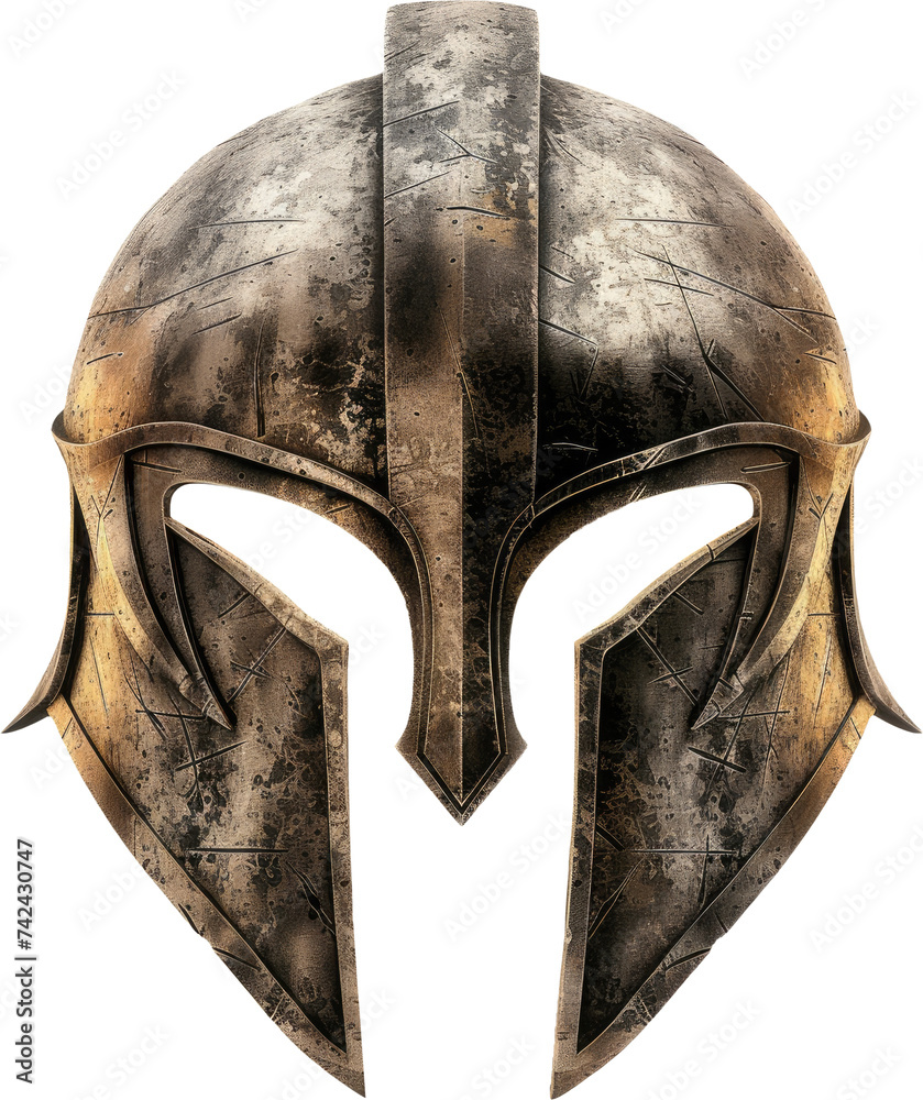 Spartan helmet transparent background PNG clipart Stock Photo | Adobe Stock
