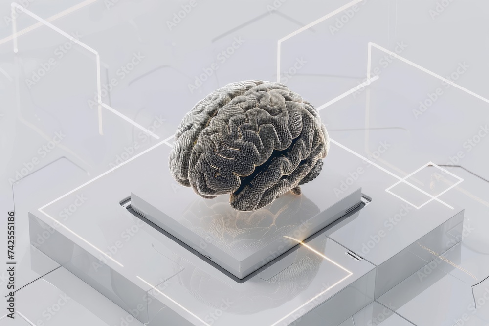 AI Brain Chip market. Artificial Intelligence signal mind cable management accessories axon ...