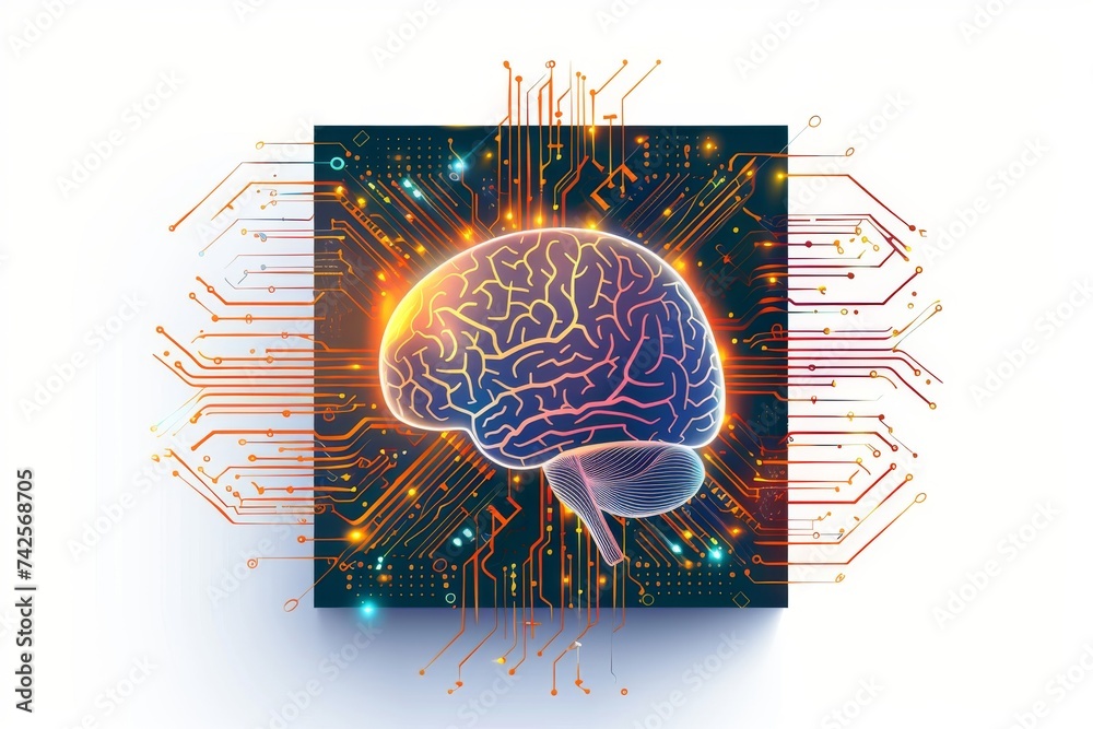 AI Brain Chip spiking. Artificial Intelligence conditioning brain ... AI Brain Chip spiking. Artificial Intelligence conditioning brain ...