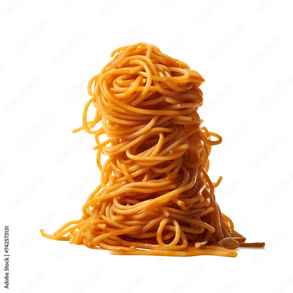 Spaghetti isolated, transparent background white background no ...