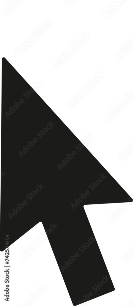 Computer flat mouse click cursor arrow icon and loading icons. Cursor ...