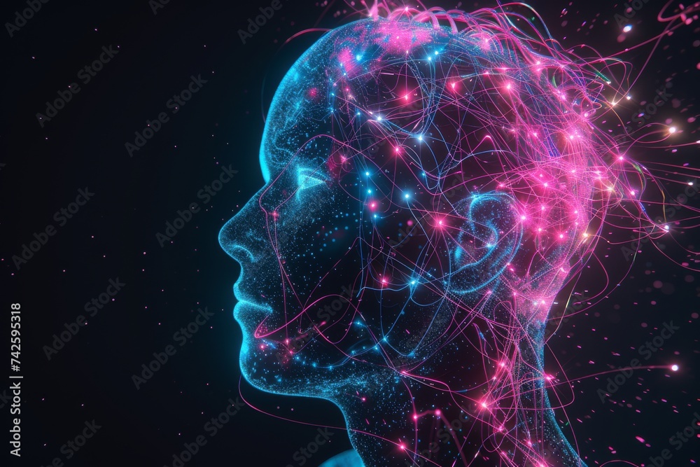 AI Brain Chip laser. Artificial Intelligence intelligence human tbi ...