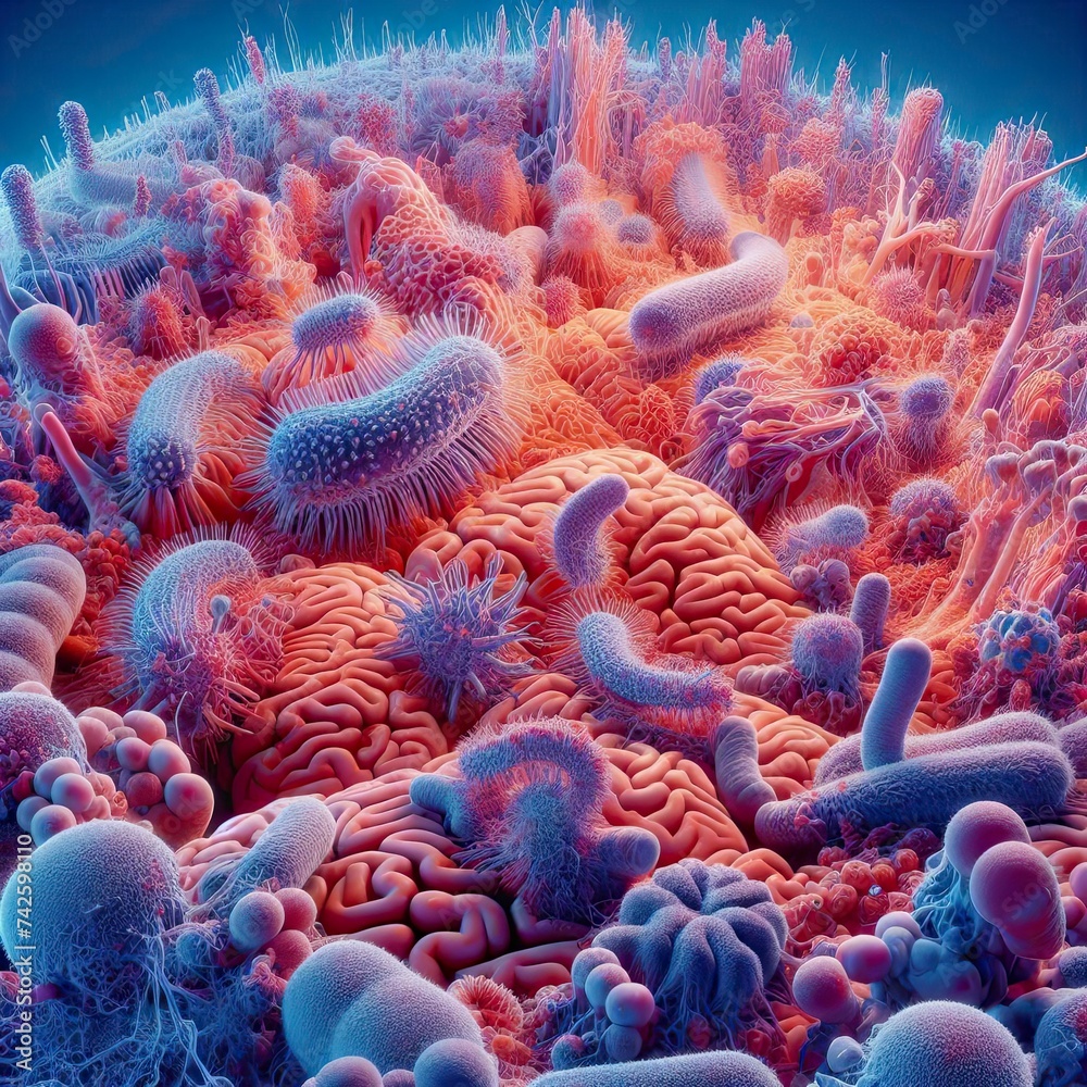 Bacteria virus in brain cells cerebellum brain infections meninges ...