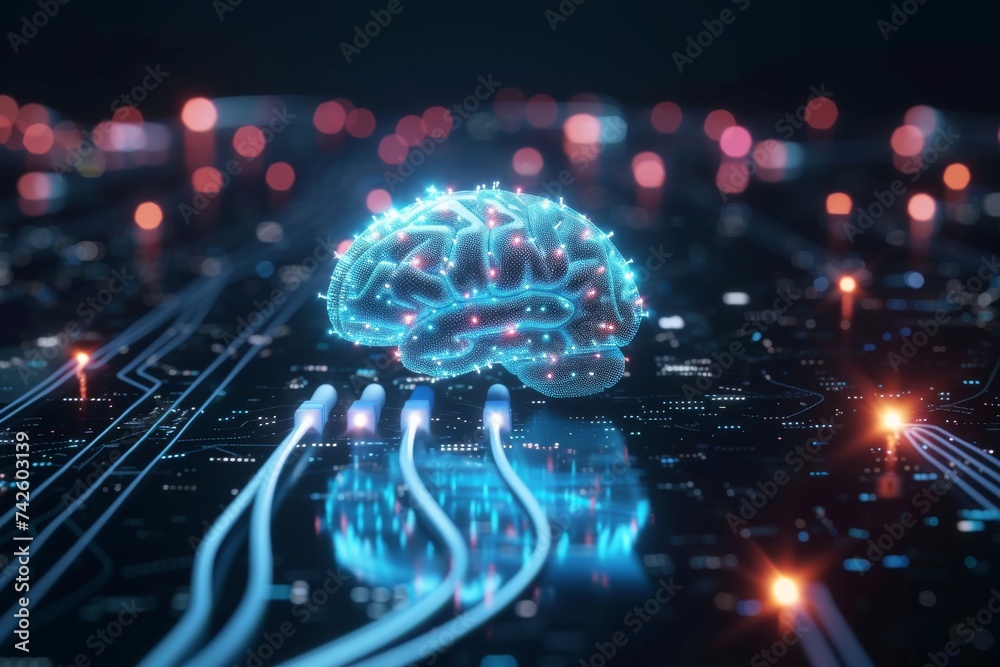 AI Brain Chip and. Artificial Intelligence through human brain computer ...
