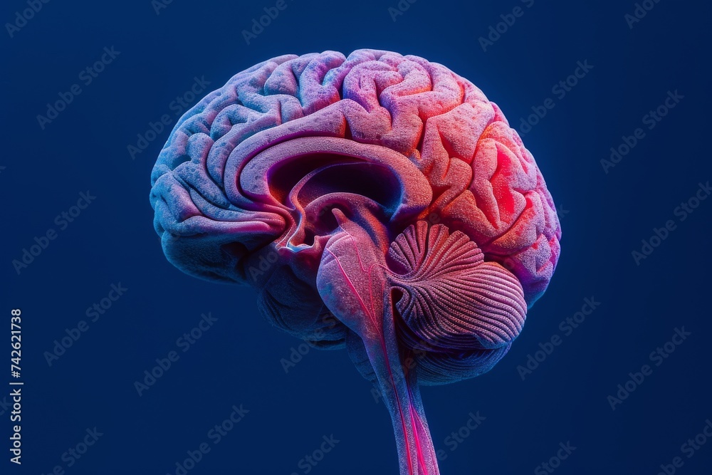 AI Brain Chip cavity. Artificial Intelligence neuropharmacology human ...