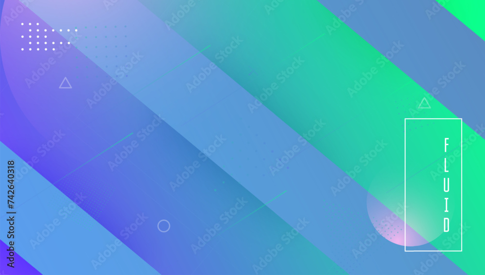 Vector Banner. Neon Music Frame. Purple Memphis Design. Technology ...