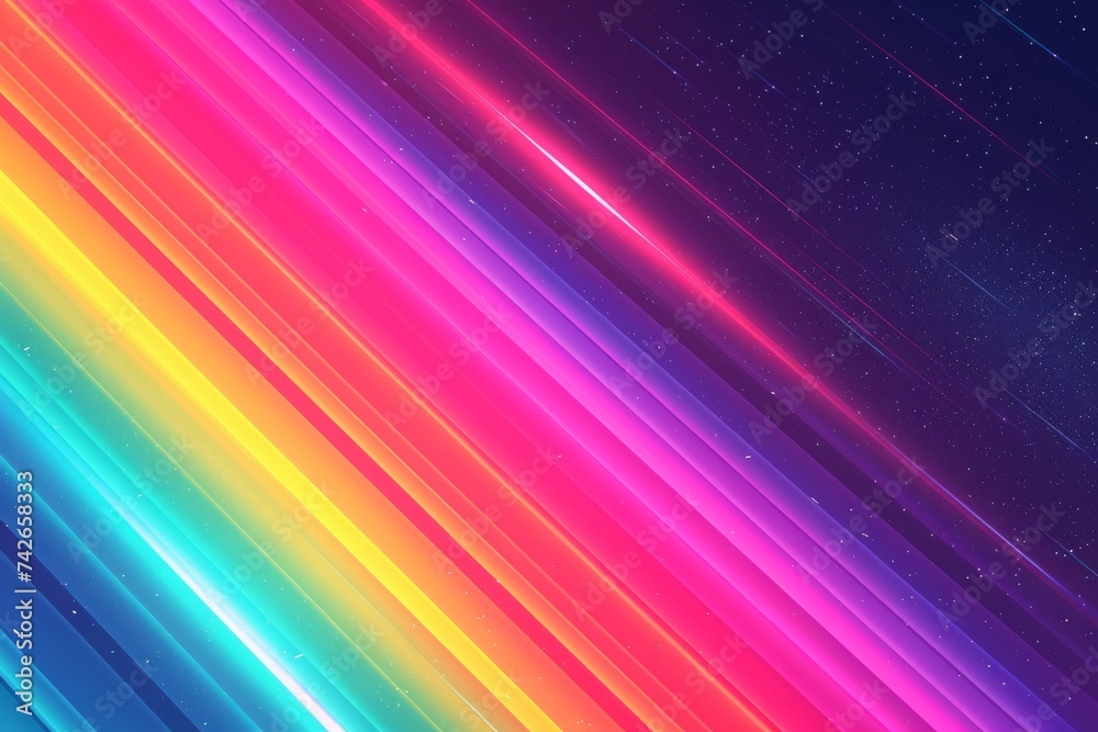 Colorful Rainbow shift Copy Spcae Design. Vivid prism wallpaper pen and ...