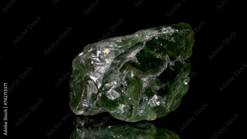 Demantoid garnet / Uraline emerald [green andradite, type of garnet ...