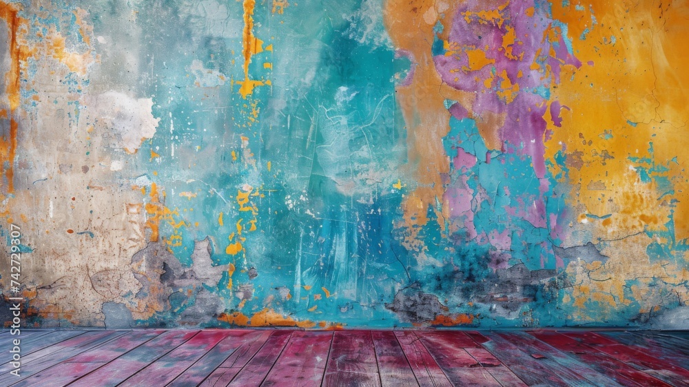 Colorful Decay and Renewal - The contrast of decay and vibrant colors ...