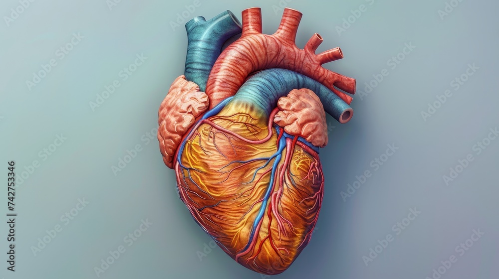 This detailed anatomical model captures the complexity of the human ...