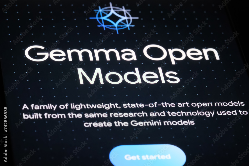 Shanghai,China-Feb.22nd 2024: Google Gemma AI model logo sign Stock ...