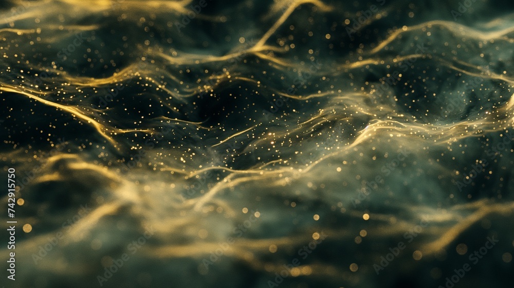 Imagine a silk texture that captures the vastness and mystery of space ...